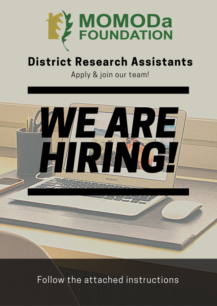 District Research Assistants - MOMODa FOUNDATION
